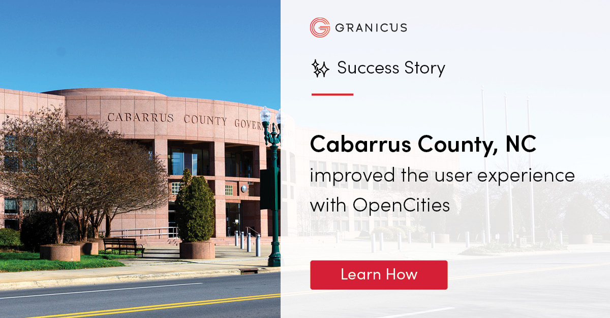 How Cabarrus County improved user experience with OpenCities