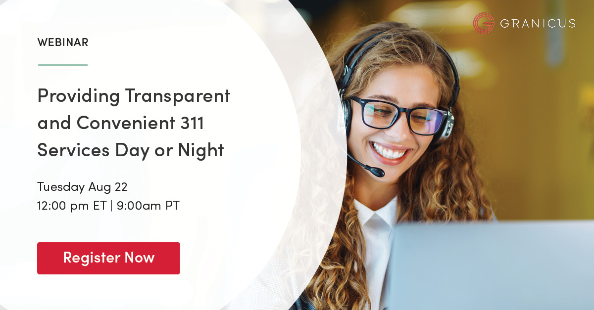 Providing Transparent and Convenient 311 Services Day or Night