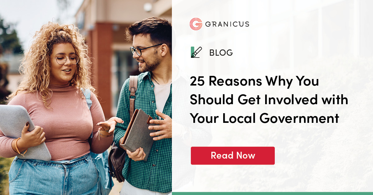 25 Reasons Why You Should Get Involved with Local Government