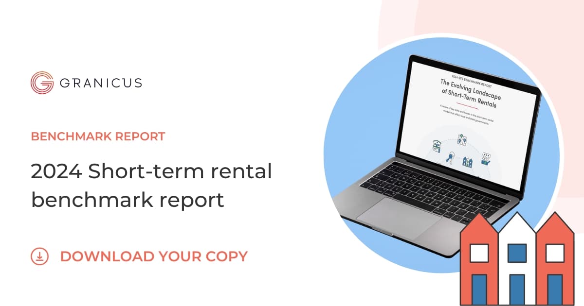 2024 Short-term rental benchmark report | Granicus