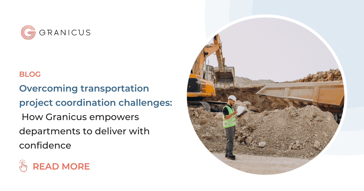 Overcoming transportation project coordination challenges: How Granicus ...