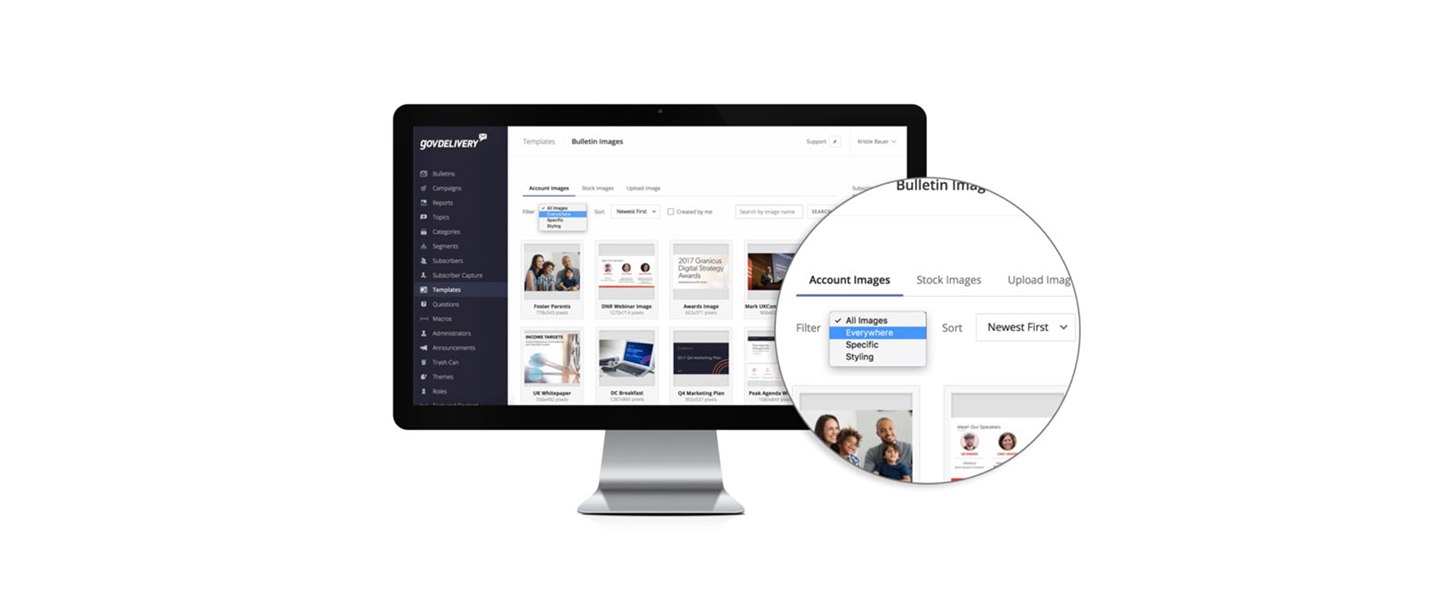 Images are now easier to use in every email | Granicus