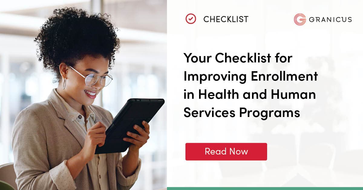 Your Checklist for Improving Enrollment in Health and Human Services ...