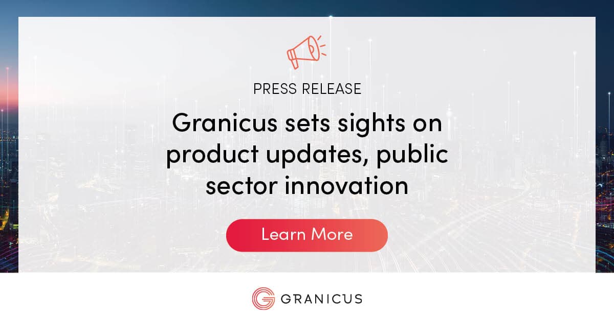 Granicus sets sights on product updates, public sector innovation ...