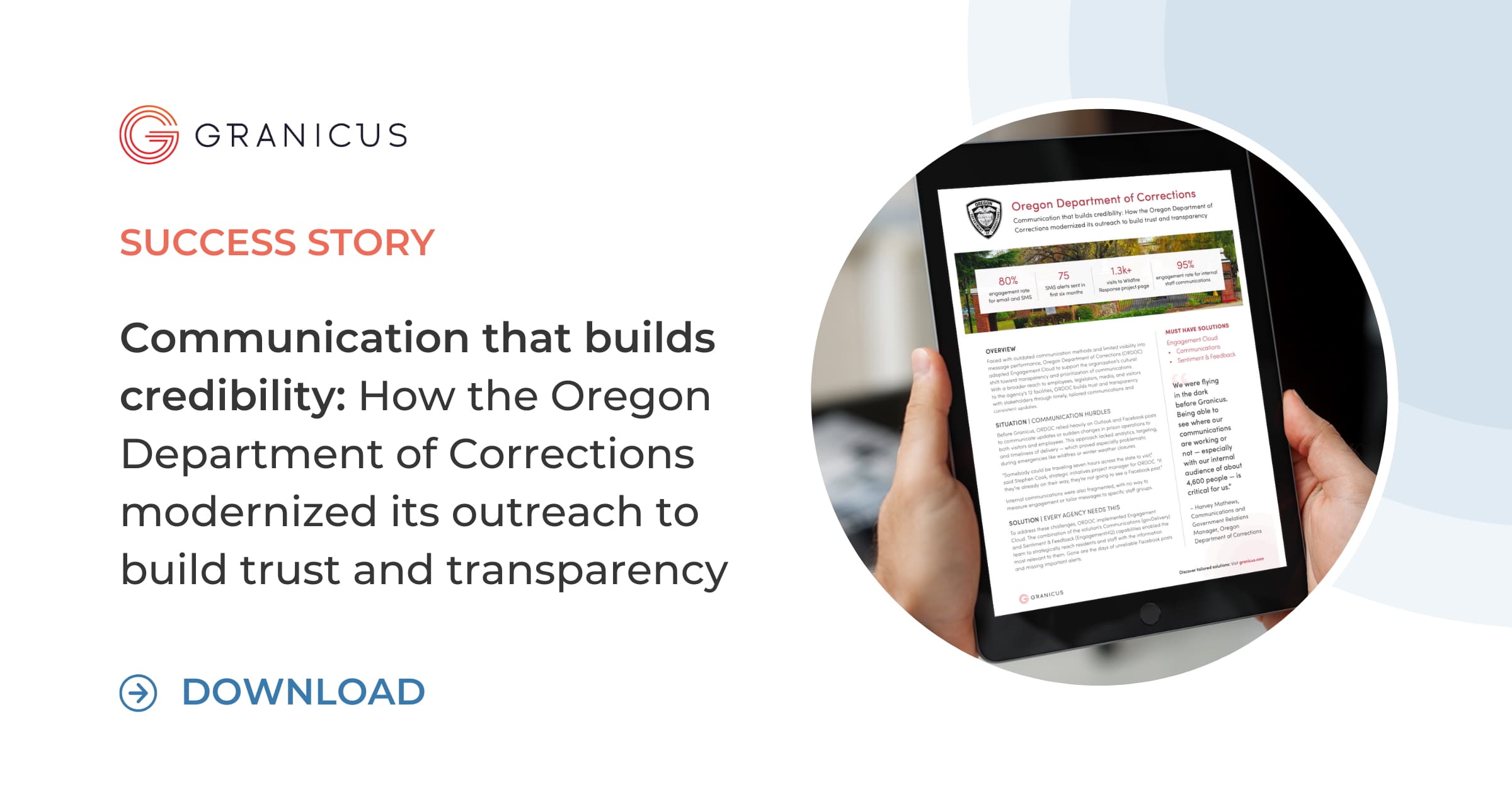 Communication that builds credibility: How the Oregon Department of ...
