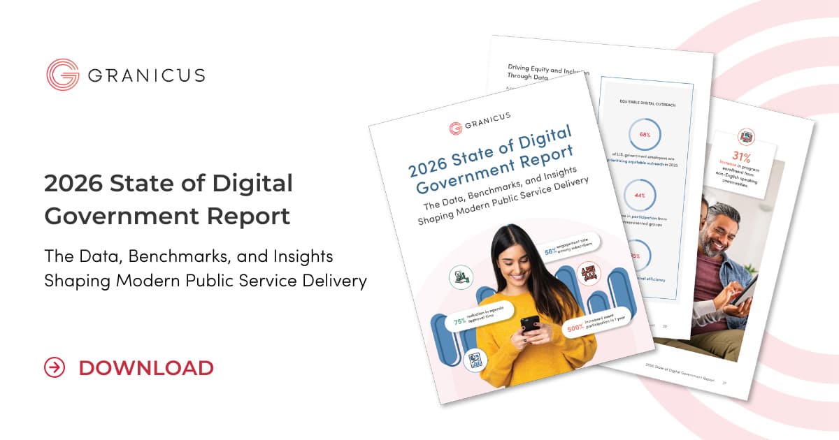 2026 State of Digital Government Benchmark Report | Granicus
