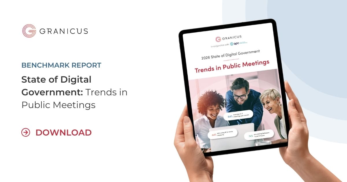 Trends in public meetings report | Granicus