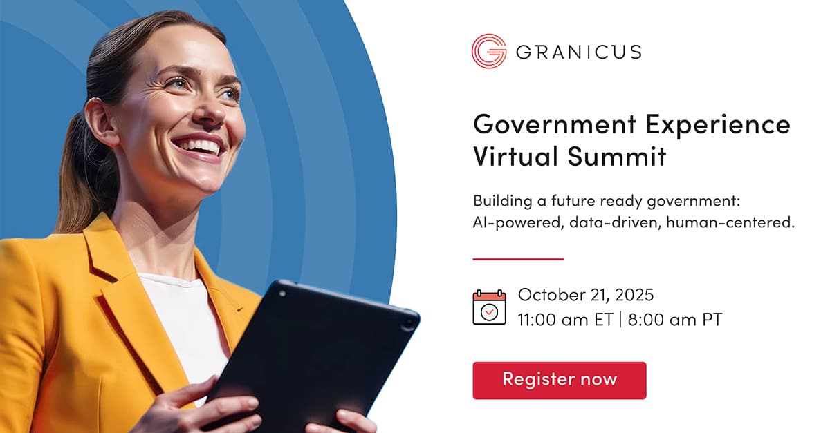 Government Experience Virtual Summit 2025 | Granicus