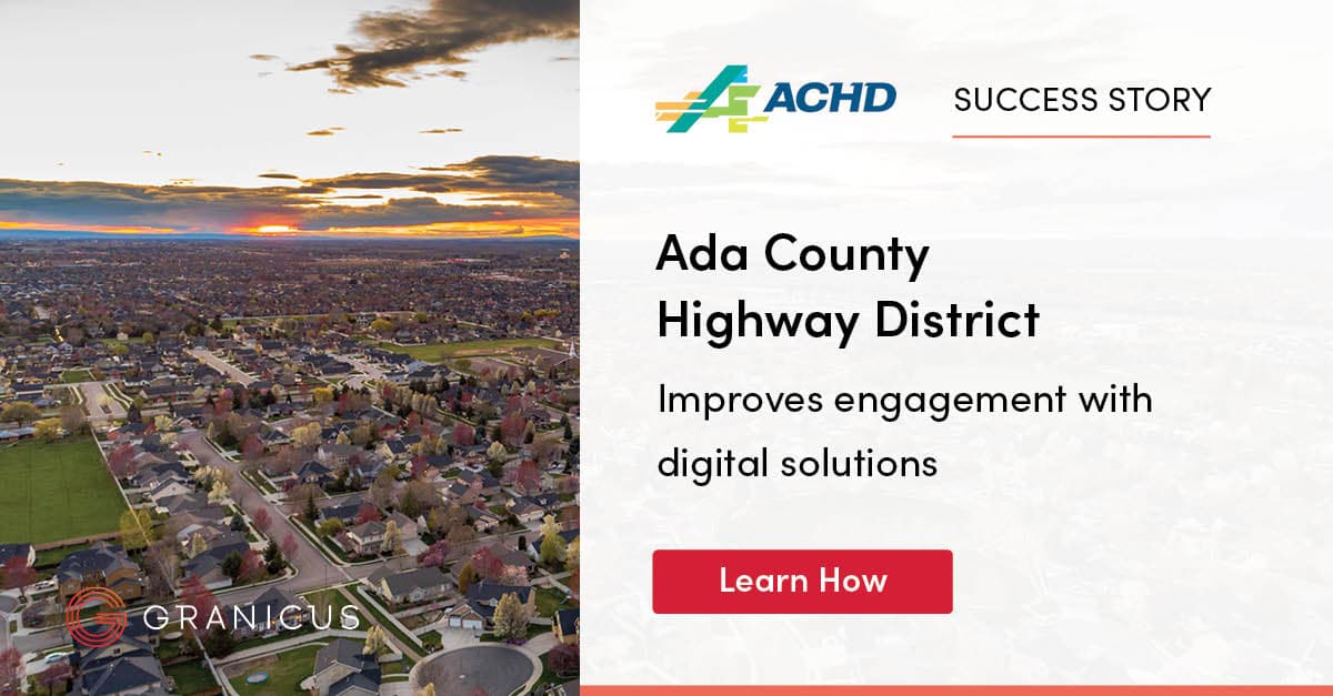 How Ada County Highway District improved engagement with digital solutions