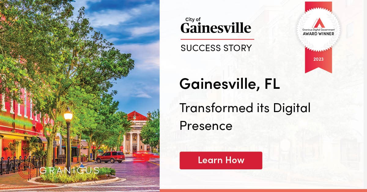 How Gainesville, FL, transformed its digital presence