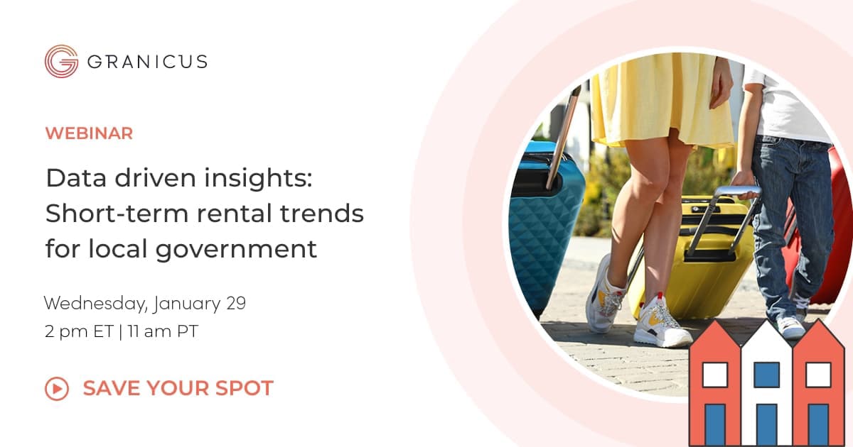 Data driven insights: short-term rental trends for local government ...