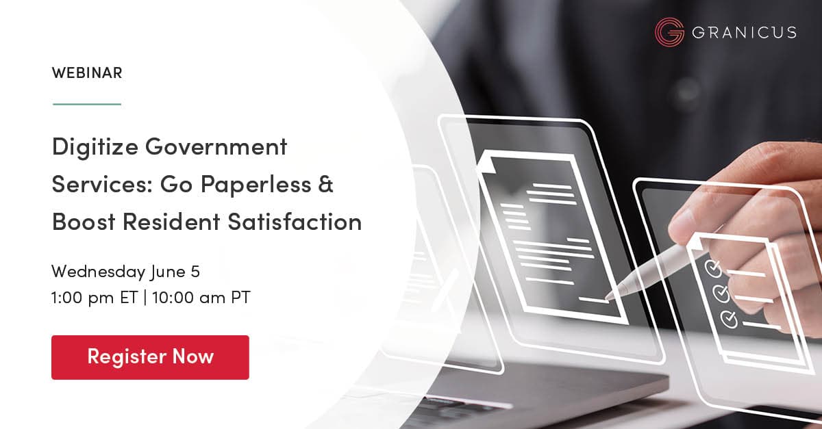 Go paperless: Digitize government services