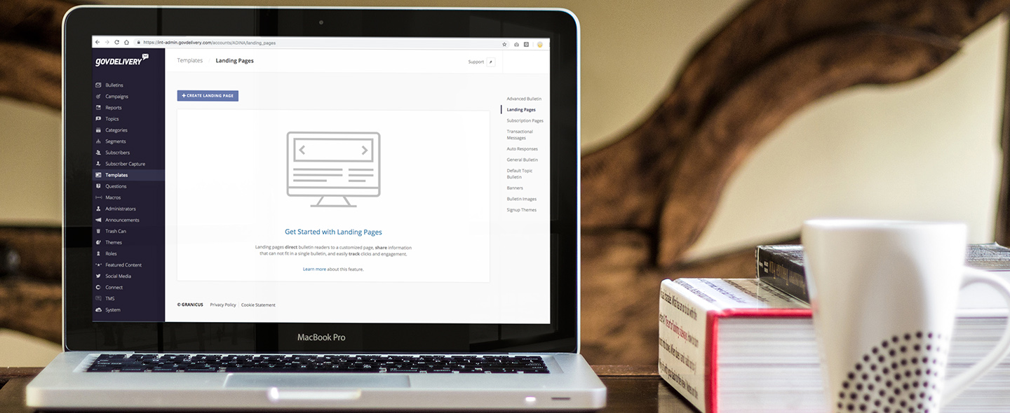 New govDelivery Feature Makes Creating Landing Pages Simple | Granicus