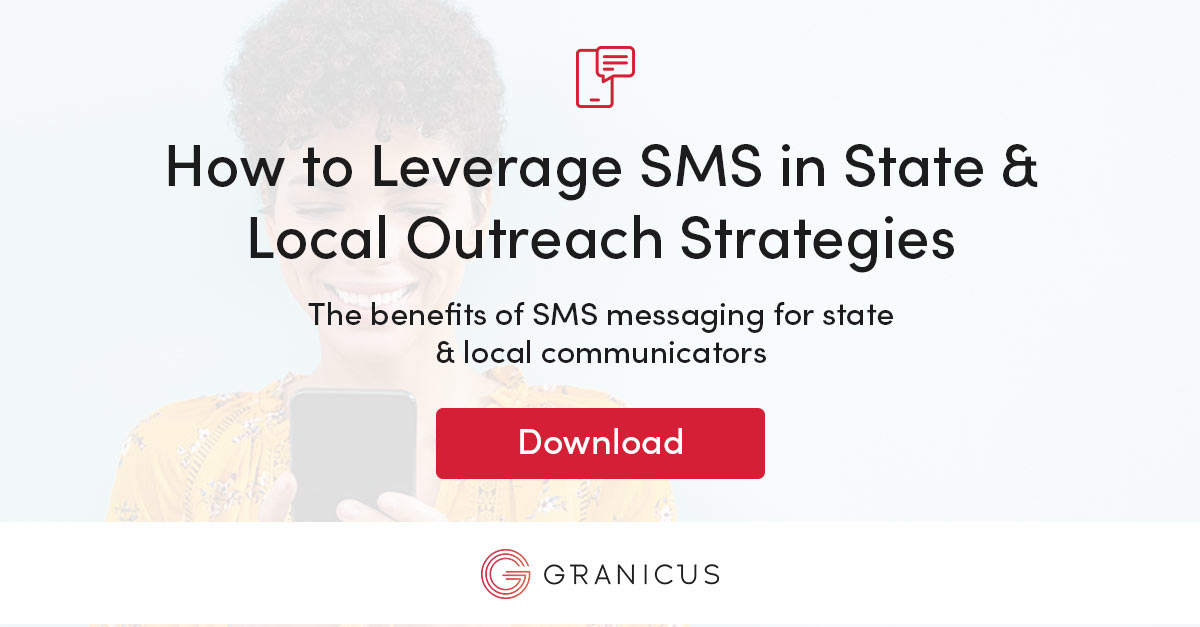 Leveraging SMS in State & Local Outreach Strategies | Granicus