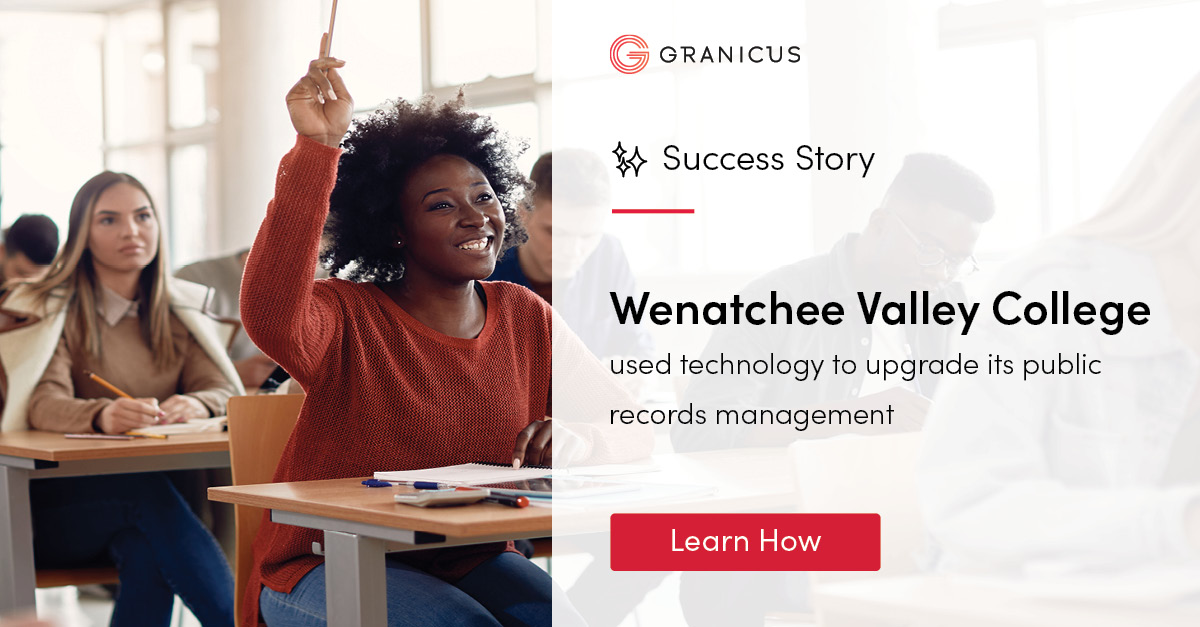 Wenatchee Valley College transforms public records management
