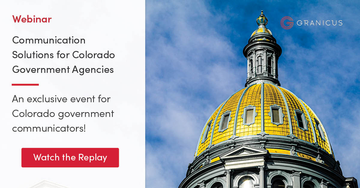 Communication Solutions for Colorado Government Agencies | Granicus