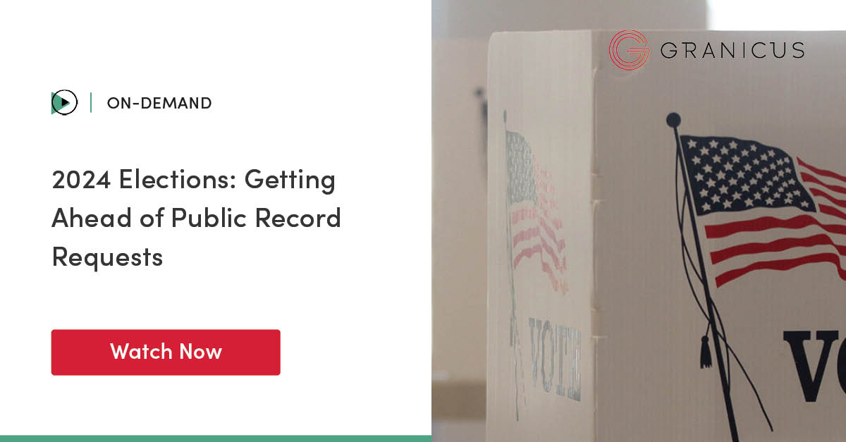 2024 Elections: Getting Ahead of Public Record Requests | Webinar