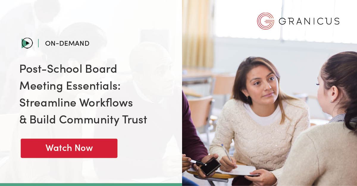 Post-School Board Meeting Essentials: Streamline Workflows and Build ...