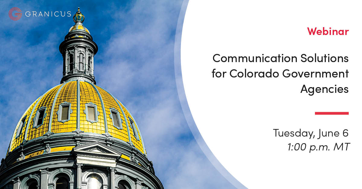Communication Solutions for Colorado Government Agencies | Granicus