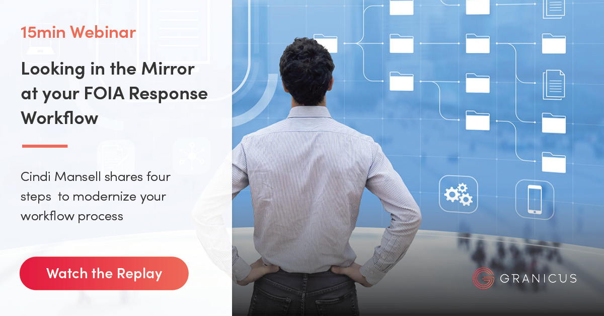 15 Minutes: Looking in the Mirror at your FOIA Response Workflow