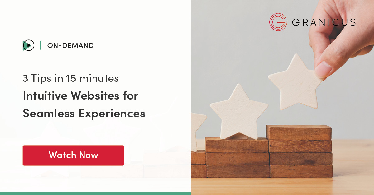 Intuitive Websites for Seamless Experiences | Webinar | Granicus
