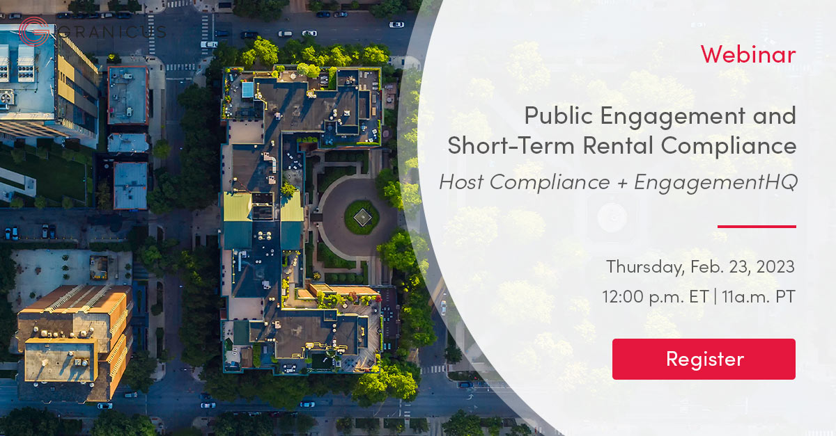 Preserving Communities: Public Engagement and Short-Term Rental Compliance