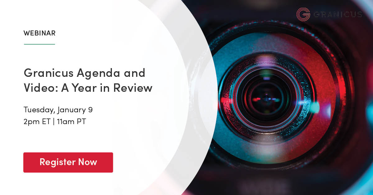 Granicus Agenda and Video: A Year in Review | Granicus