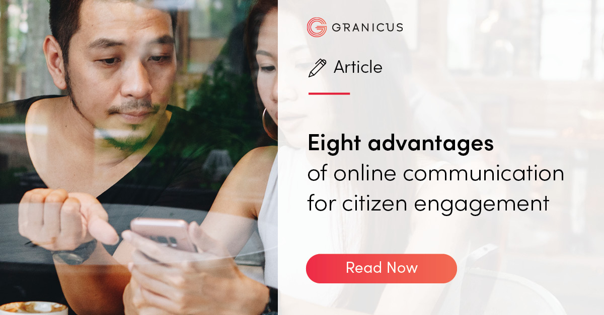 Eight advantages of online communication for citizen engagement