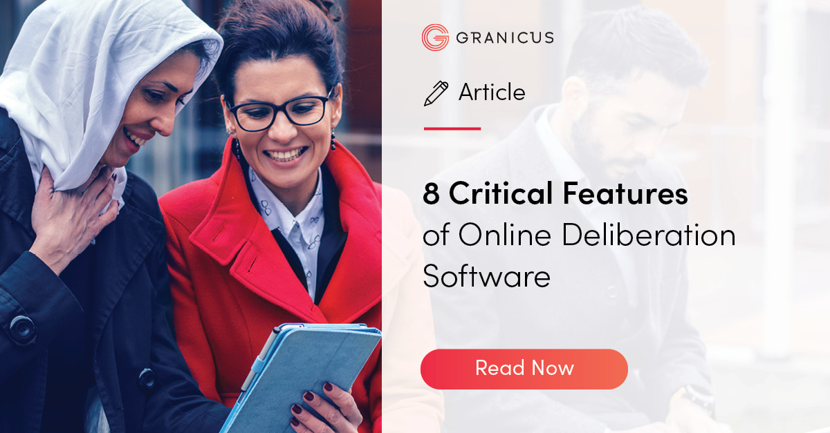 8 Critical Features of Online Deliberation Software
