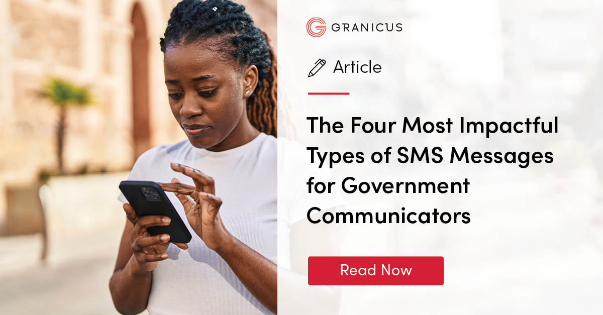 4 Most Impactful Types of SMS Messages for Government