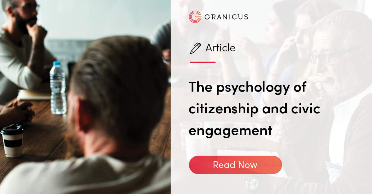 The psychology of citizenship and civic engagement