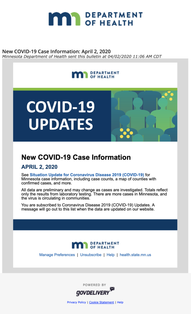 COVID-19 Email Highlight of the Week #1 | Granicus