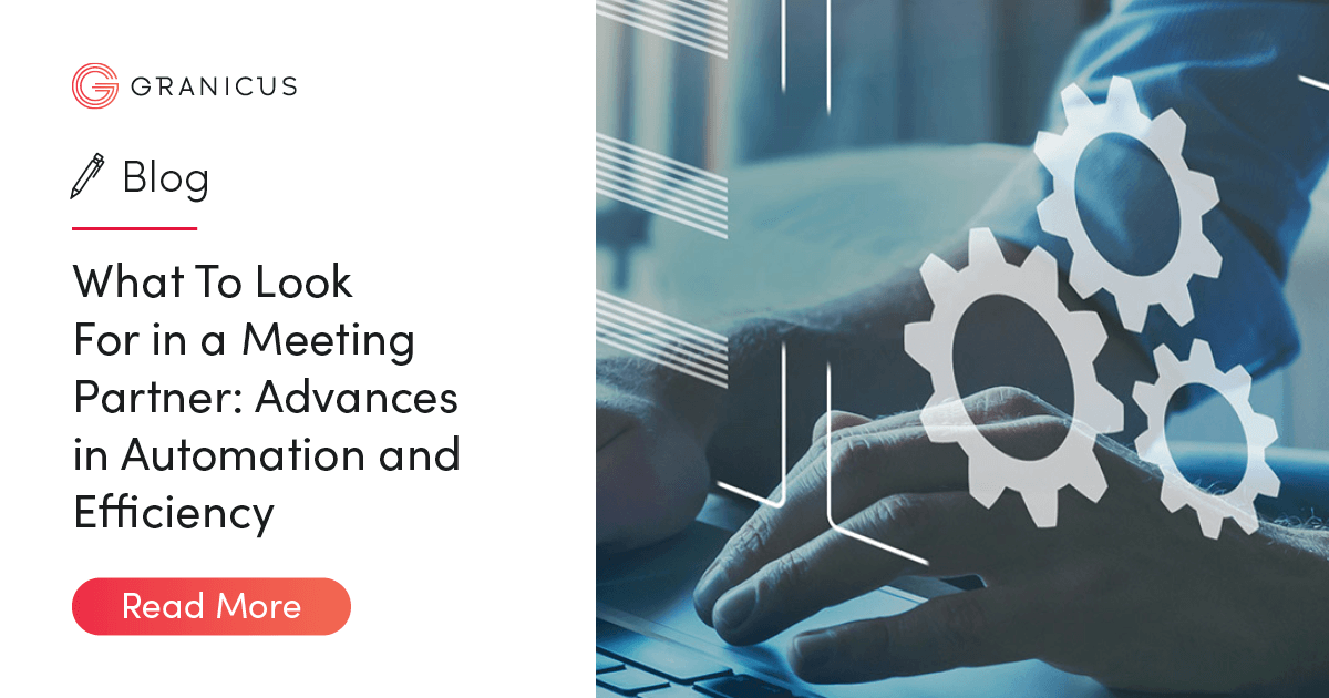 What To Look For in a Meeting Partner: Advances in Automation and ...