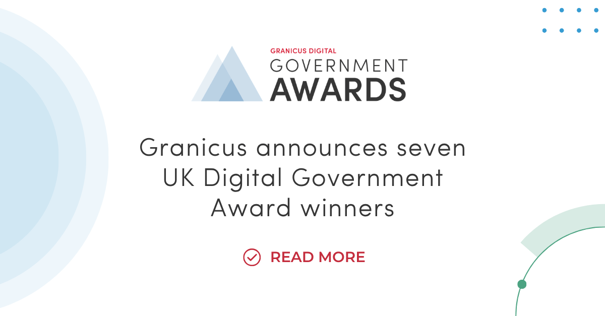 Granicus announces seven UK Digital Government Award winners delivering ...