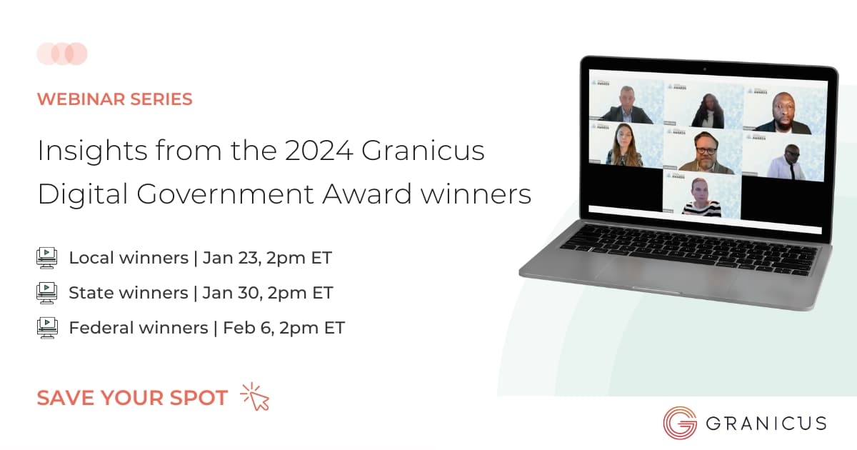 Insights from the 2024 Granicus Award Winners | Webinar Series
